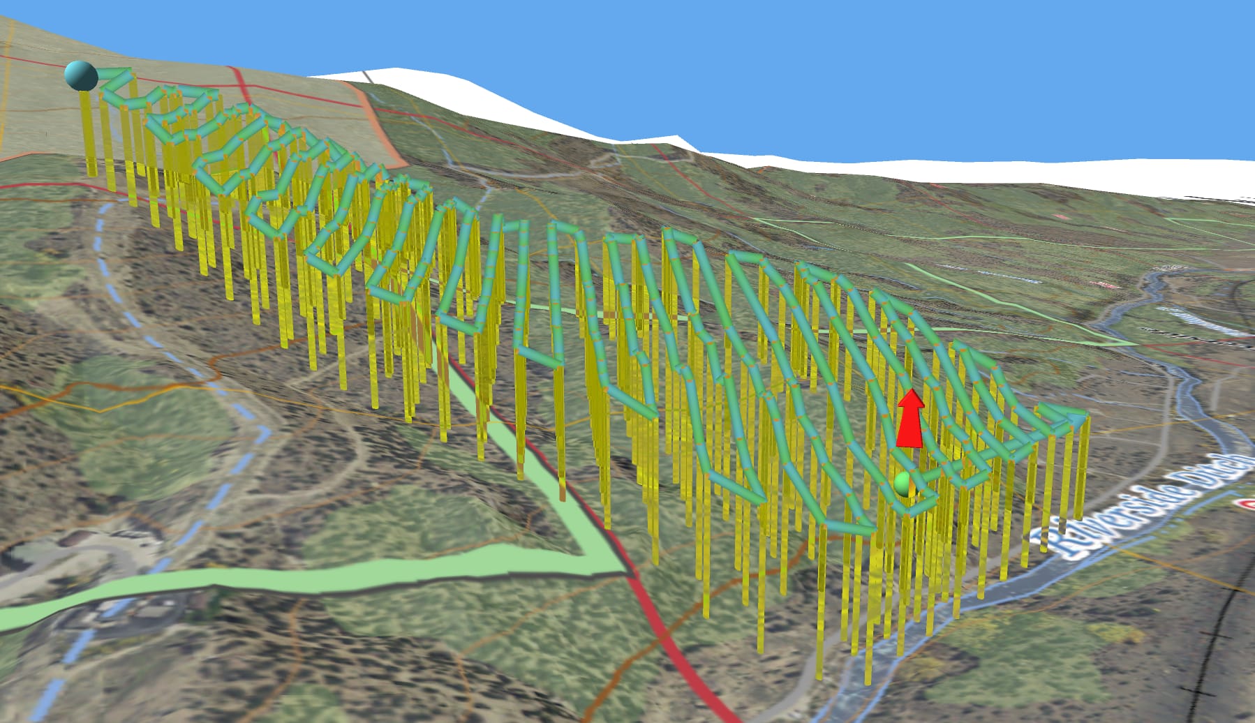 Mapping Variable Terrain in Colorado - Terrain Following